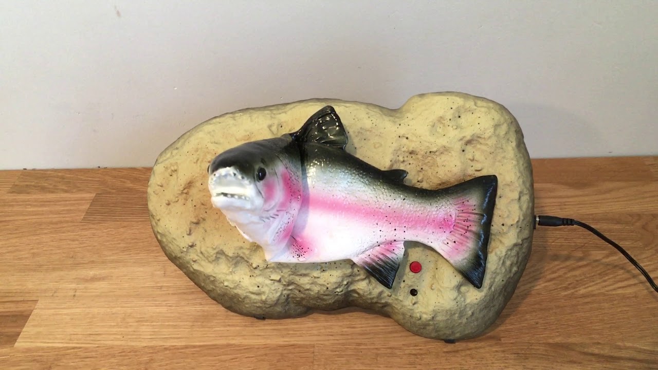 2000 Gemmy Travis the singing Trout - Singing Fish - YouTube