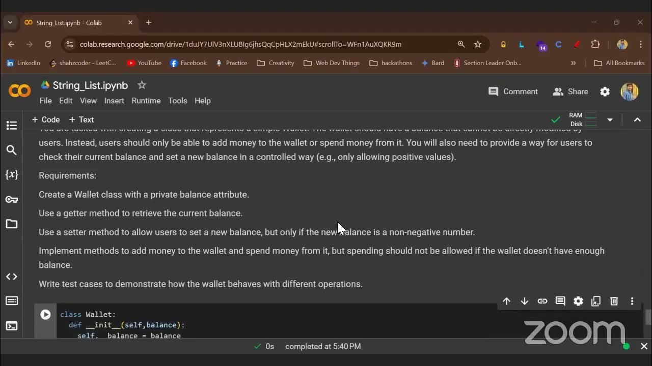 6PM-7PM PKT Object-oriented programming || Week 2 || Day 4 - YouTube