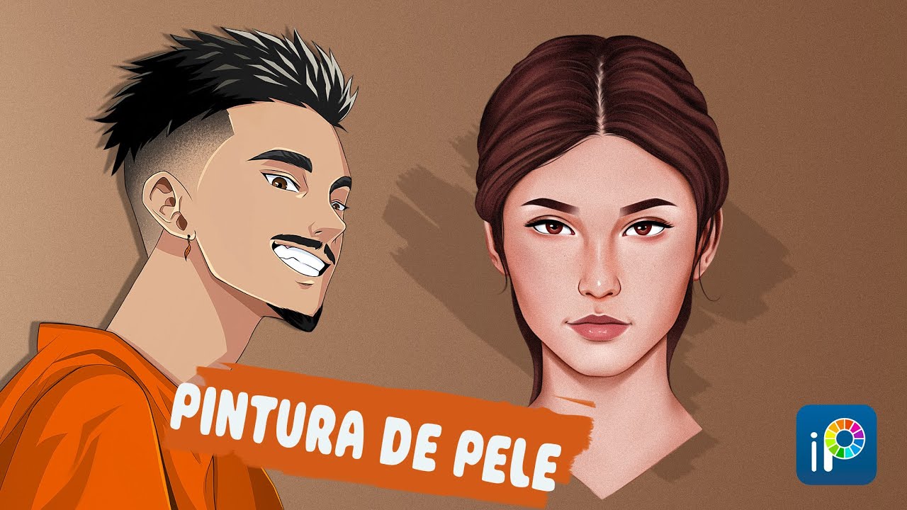 COMO PINTAR PELE, IBISPAINT X - YouTube