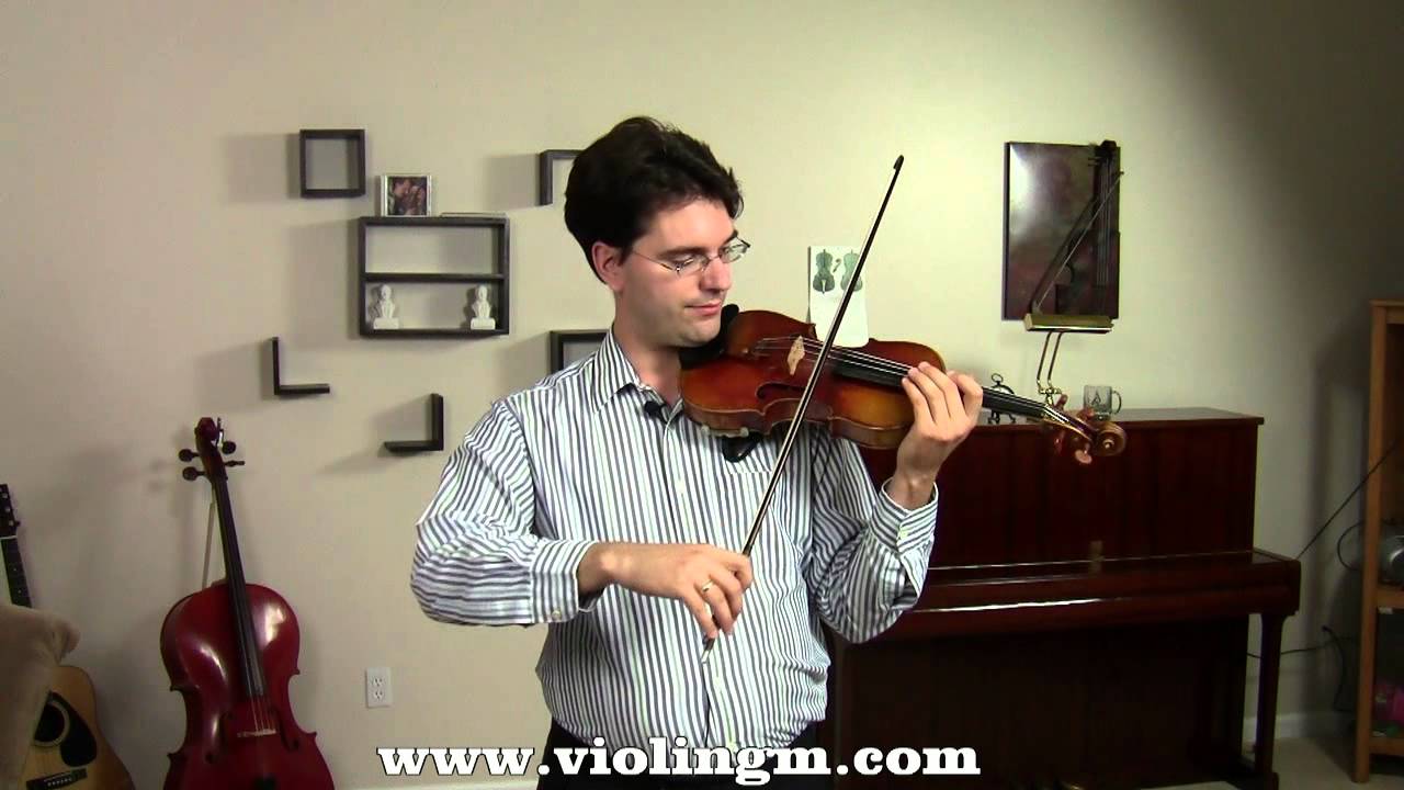 Exercise for the Violin Spiccato - Practice playing off the string ...