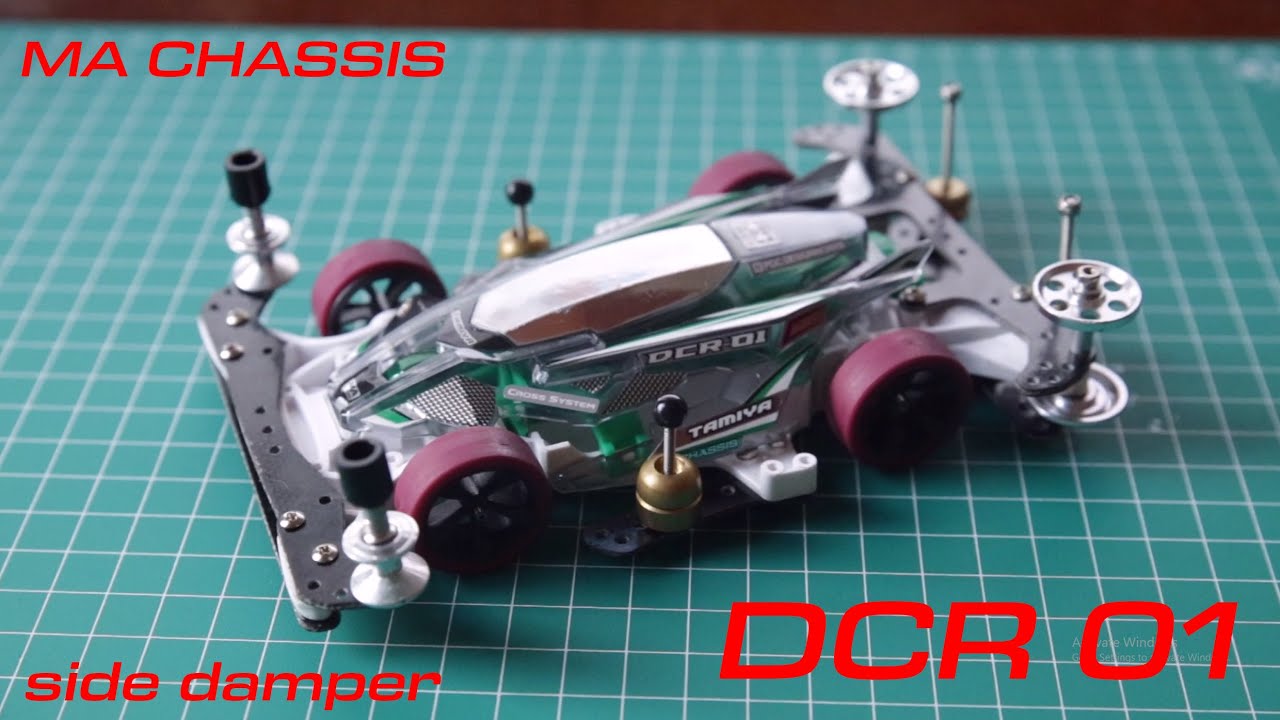 Review Tamiya mini 4wd Side Damper MA Chassis Dcr 01, lawannya si ...