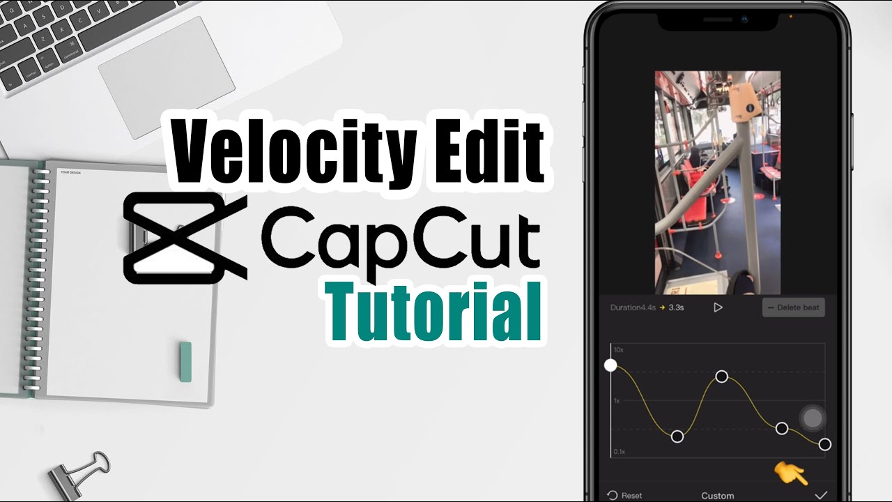 Velocity Edit In CapCut Tutorial 2022 - YouTube