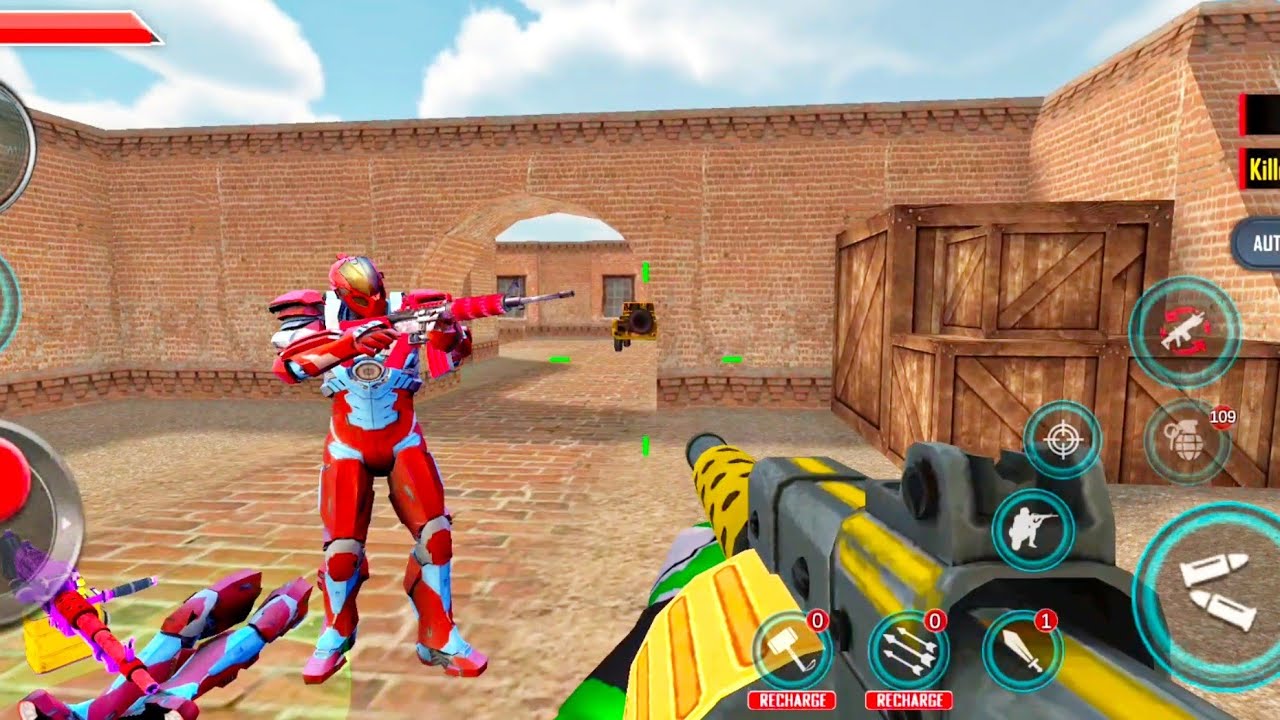FPS Robot Shooter Strike Anti-Terrorist Shooting - Android GamePlay #3 ...