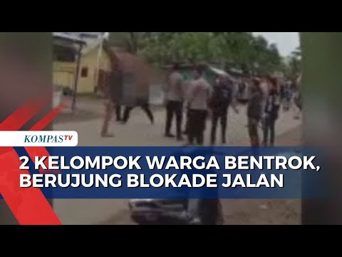 Bentrokan Dua Kelompok Warga Halmahera Tengah Berbuntut Blokade Akses Jalan