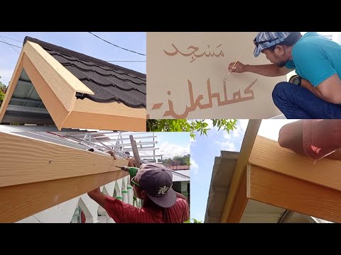 Cara Pasang Lisplang, Ornament Atap GRC - YouTube