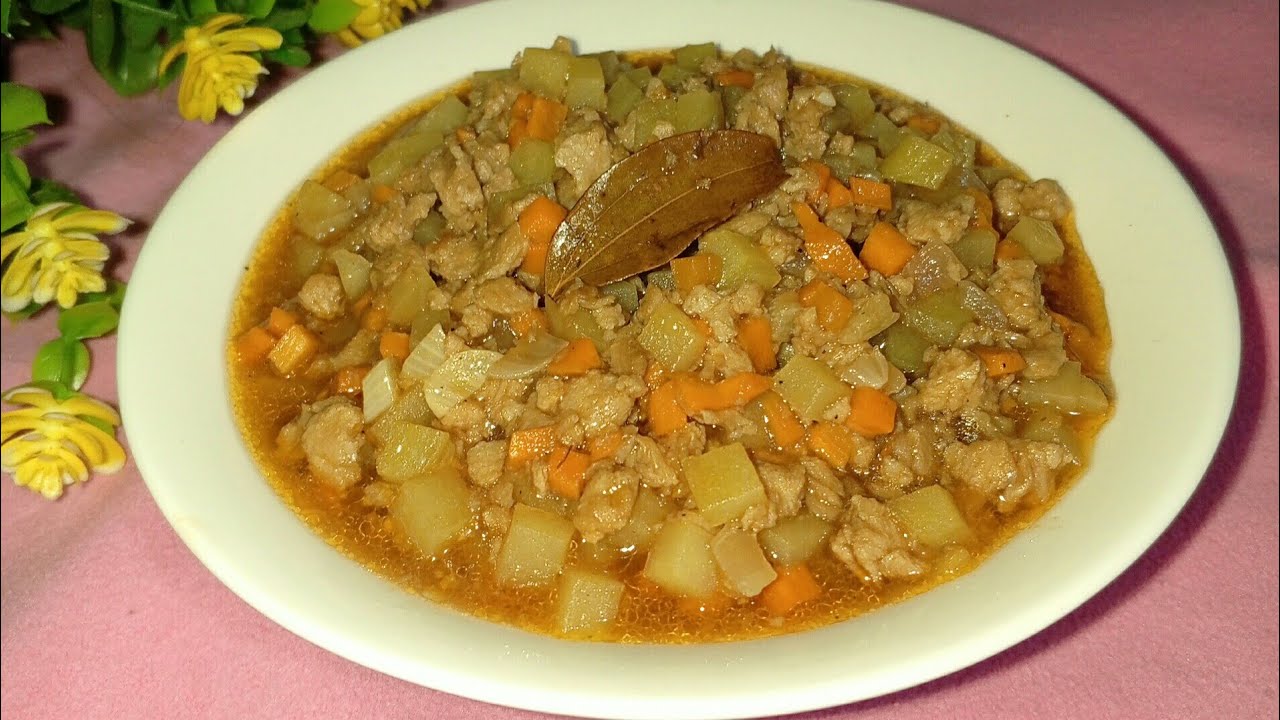 GINAGMAY inspired by PORK MENUDO Recipe - YouTube