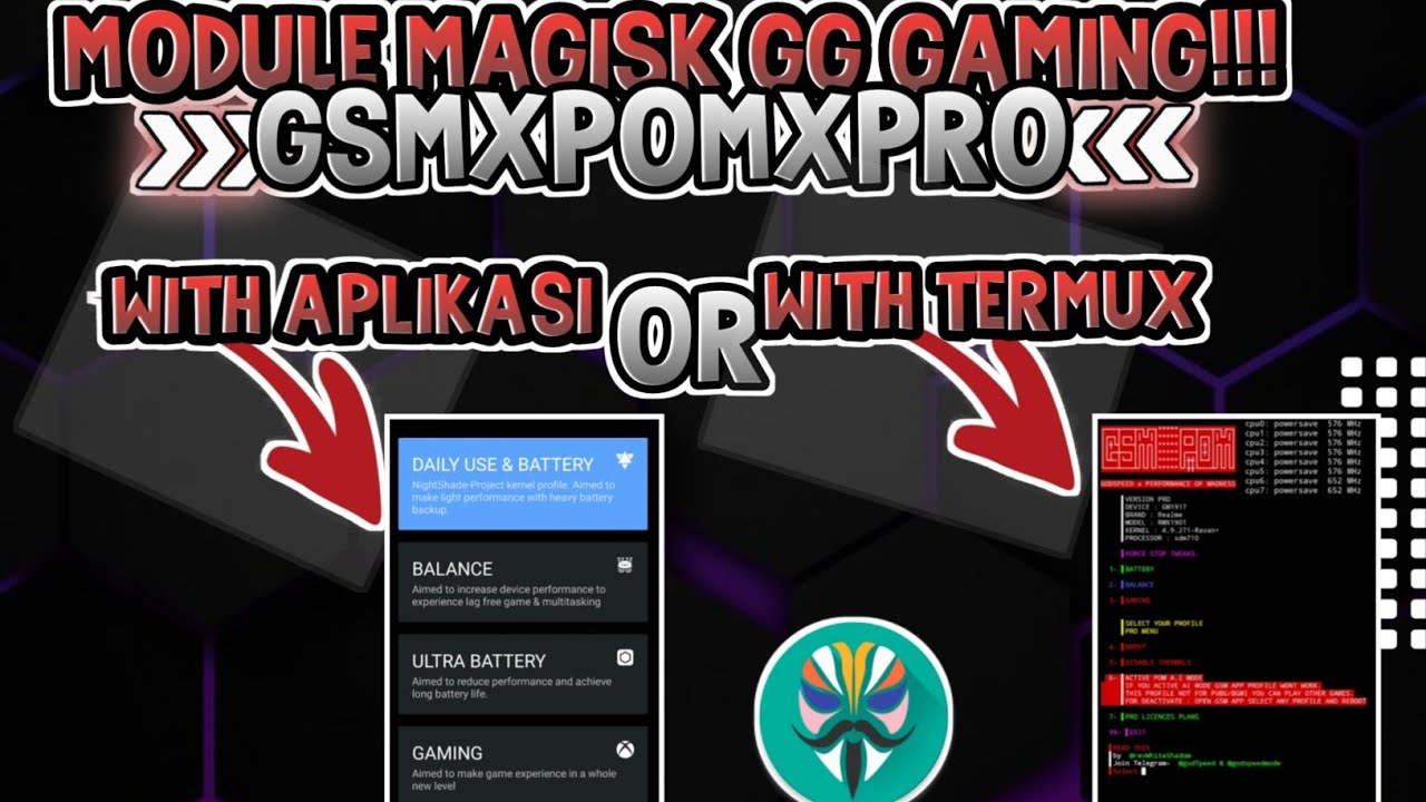 MODULE MAGISK GG GAMING!!! GSMXPOMXPRO 3 MODULE JADI SATU ‼️- MAGISK ...