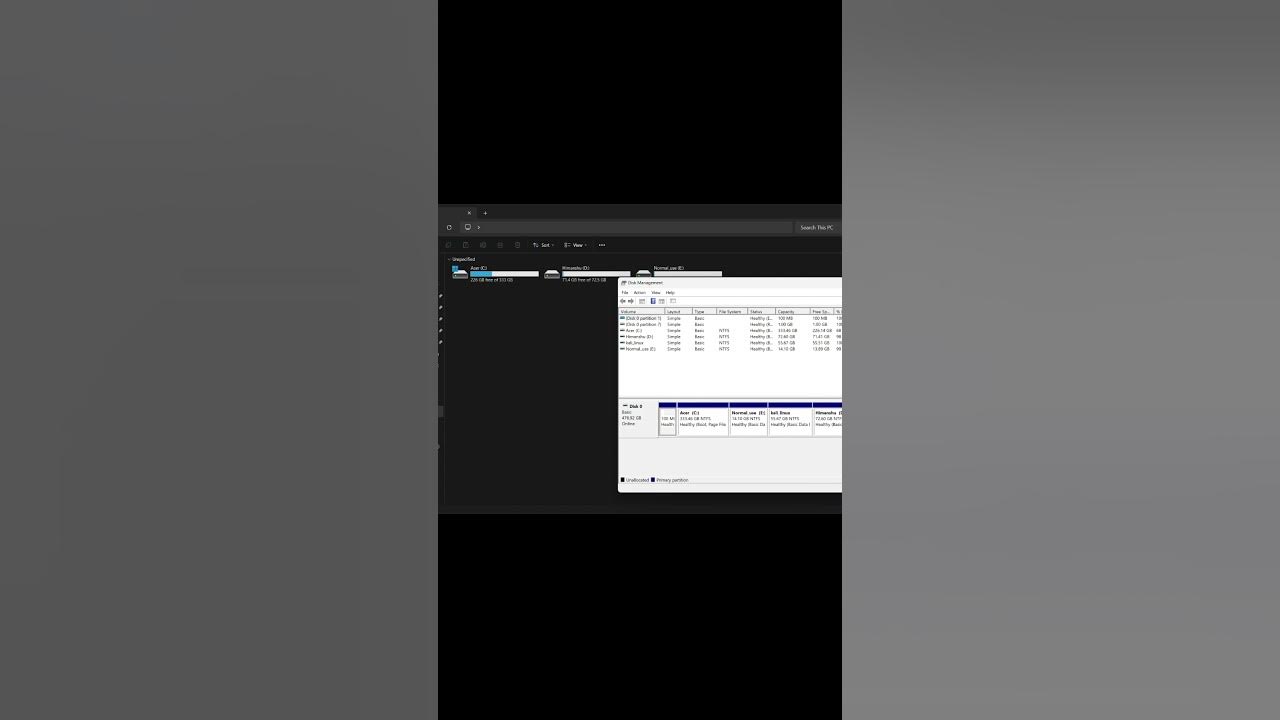 BY GUI | Fix Drive Not Showing in File Explorer but Visible in Disk Management | #photonbaba ...