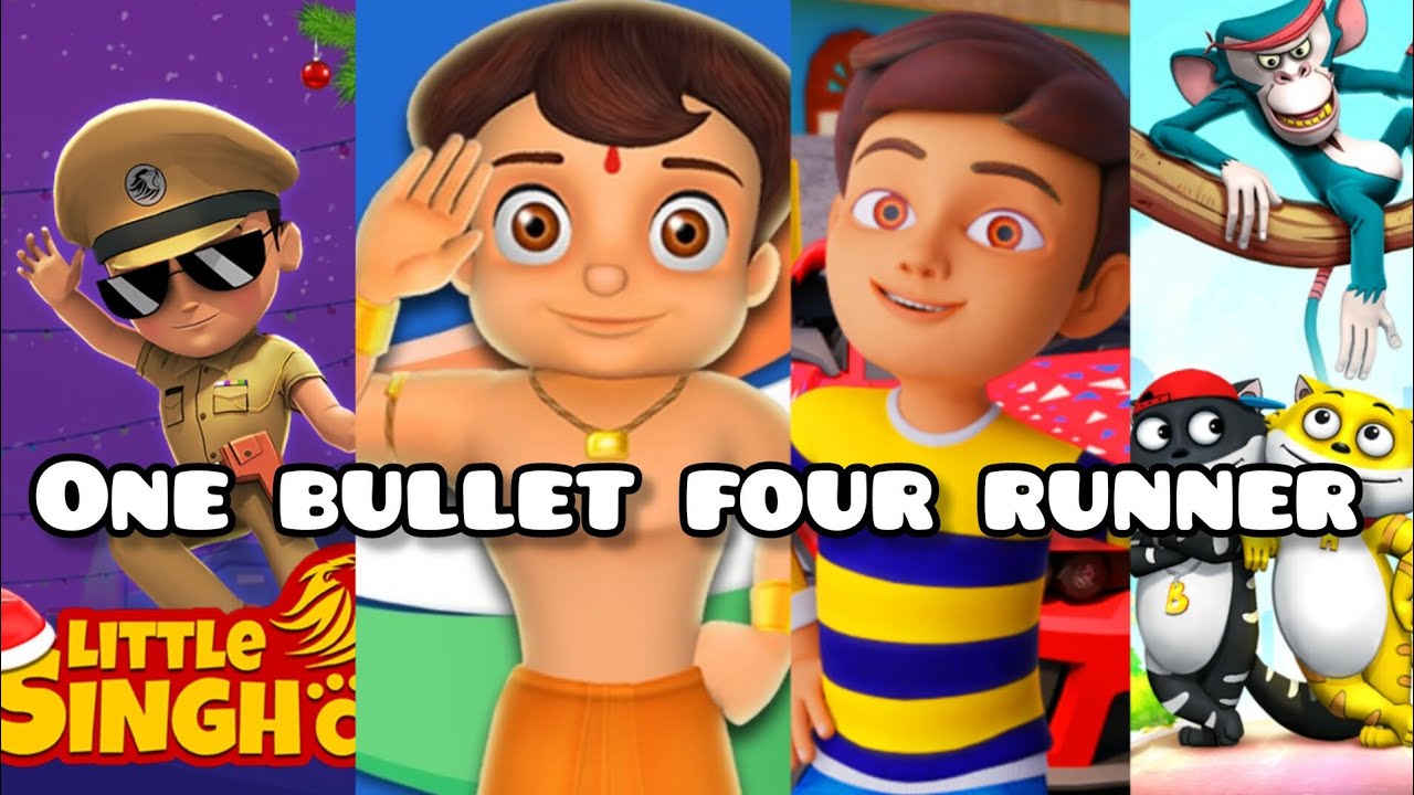 Little Singham , honey bunny Ka jholmaal , bheem rush , rudra run ...