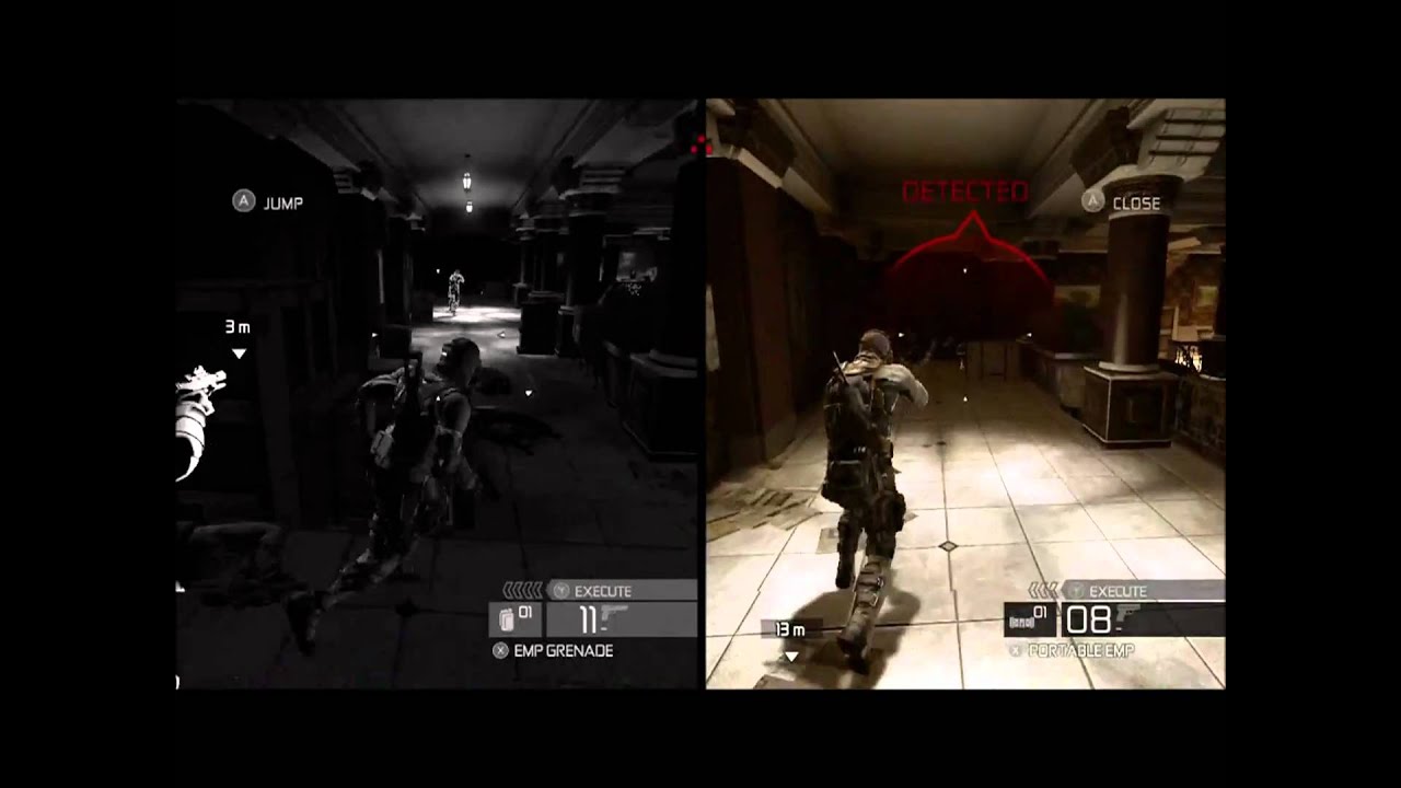 Splinter cell conviction-Co-op game play mission highlights - YouTube