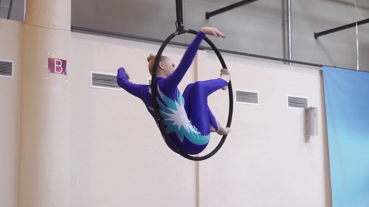 Aerial hoop KIDS Валерия Казаковцева Киров - YouTube