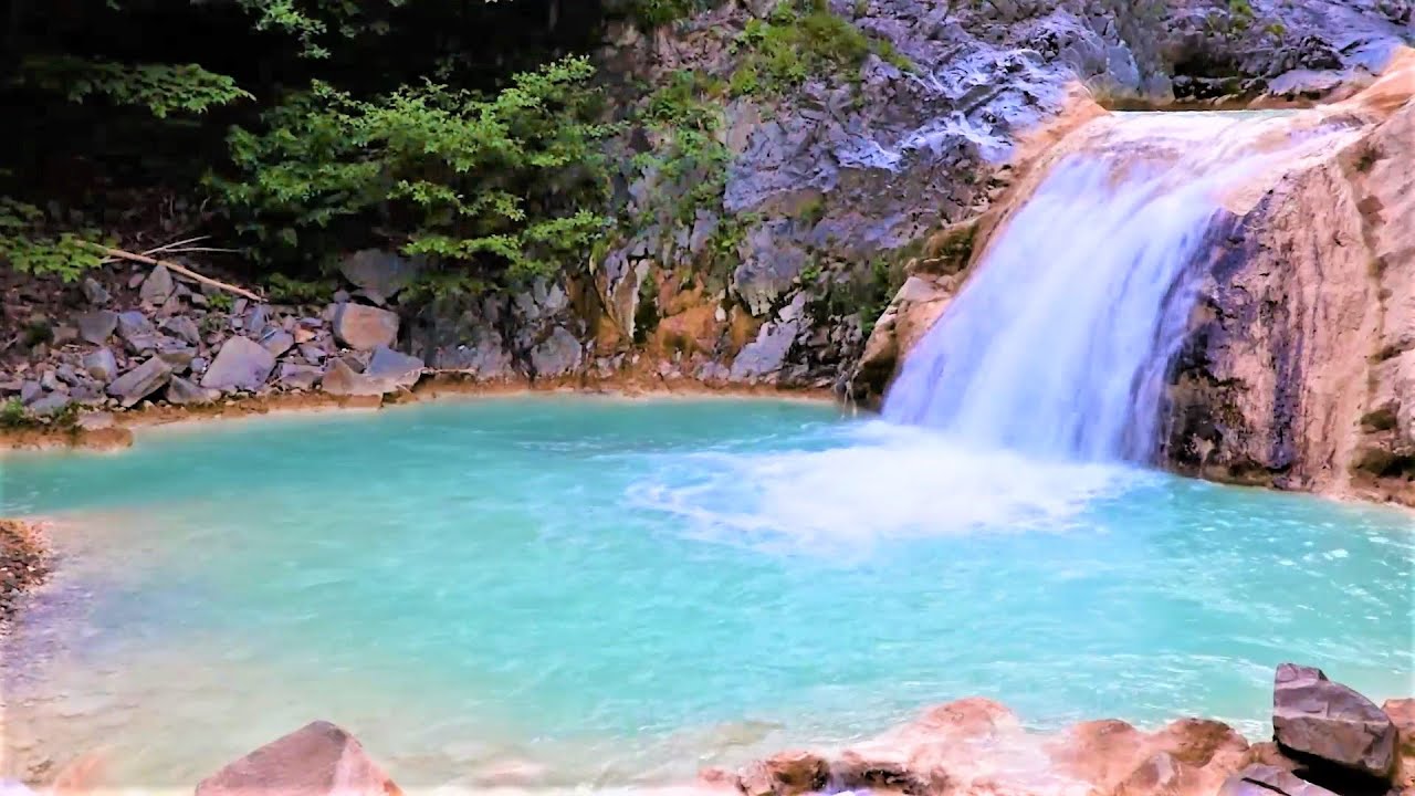beautiful waterfalls in amazing location with natural waterfalls sound ...