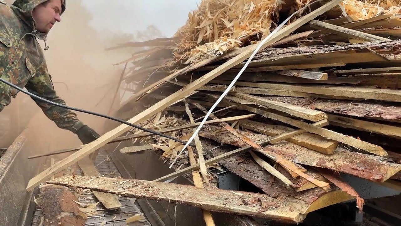 Real-Time Wood Chipping Action – Watch Now! - YouTube