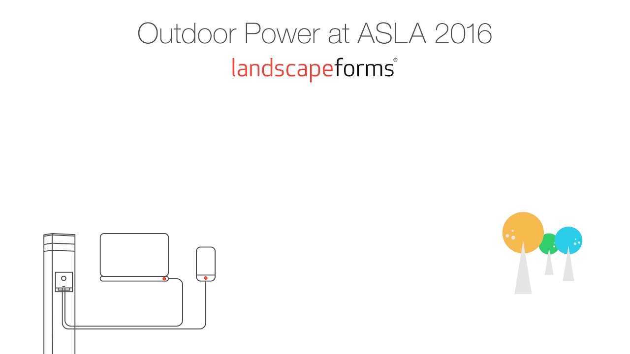 Landscape Forms Outdoor Power at ASLA - YouTube