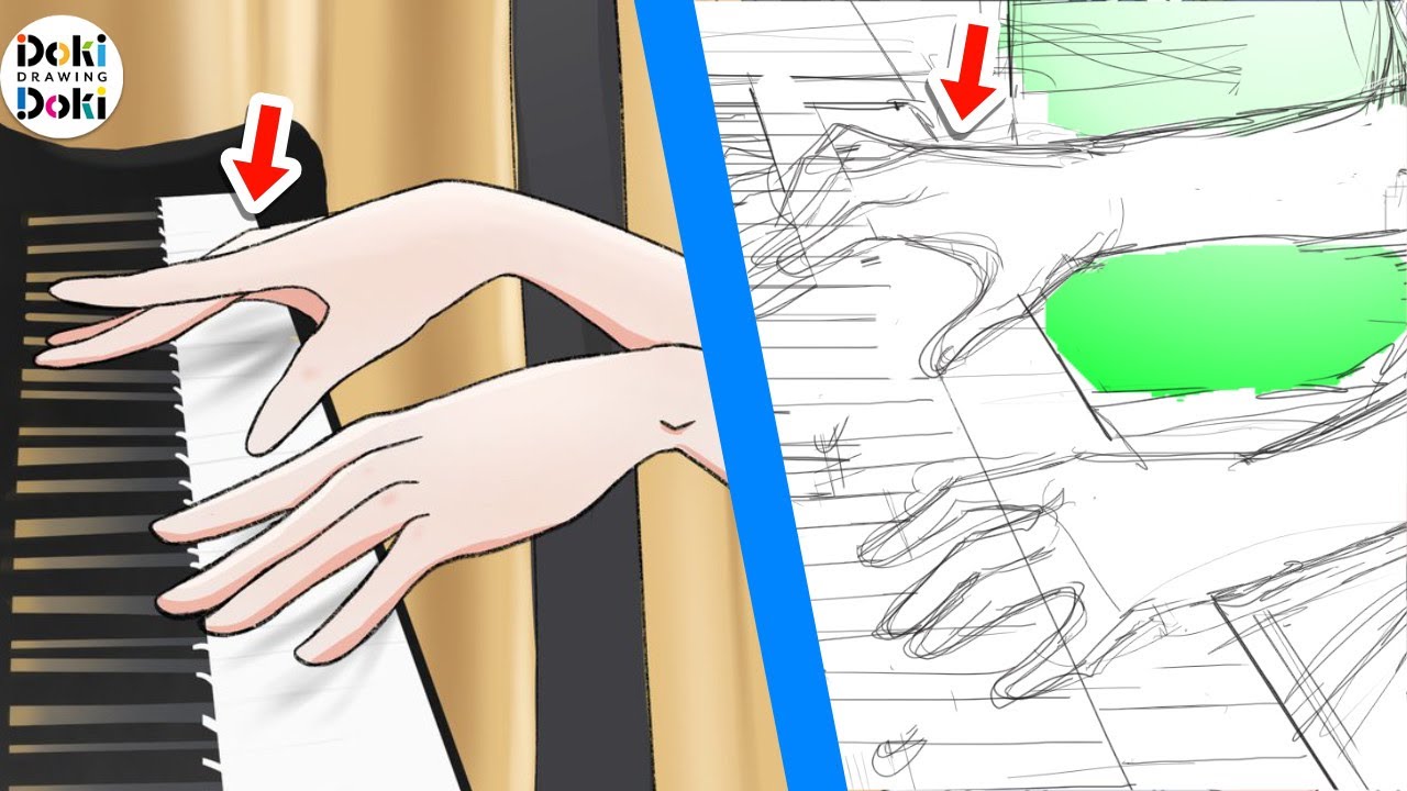 How to Draw Hands in Action!｜Pro Illustration Correction [Art Advice ...