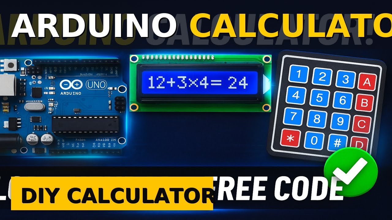 Turn Arduino into a Pocket Calculator (Full Guide + FREE Code) - YouTube