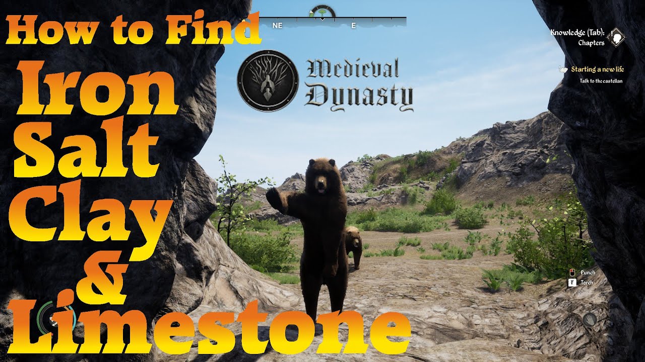 Medieval Dynasty Iron Salt Limestone Clay Locations - YouTube
