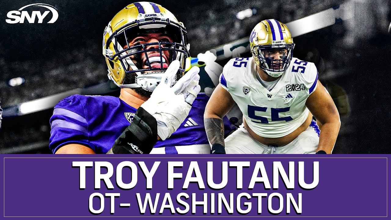 Steelers pick Washington OL Troy Fautanu in NFL draft. What to know