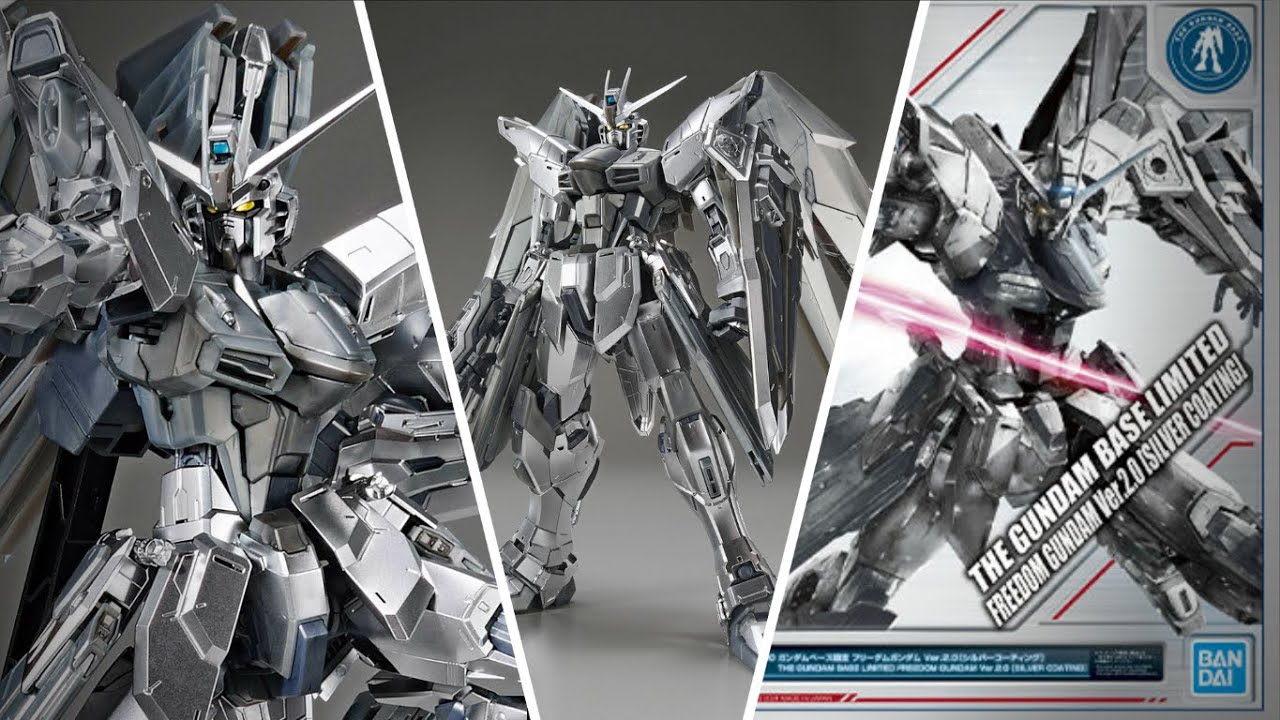 MG 1/100 Freedom Gundam Ver. 2.0 [Silver coating] / Gundam Base Limited ...