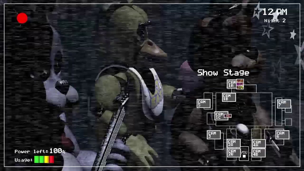 fnaf 1 gameplay console port - YouTube