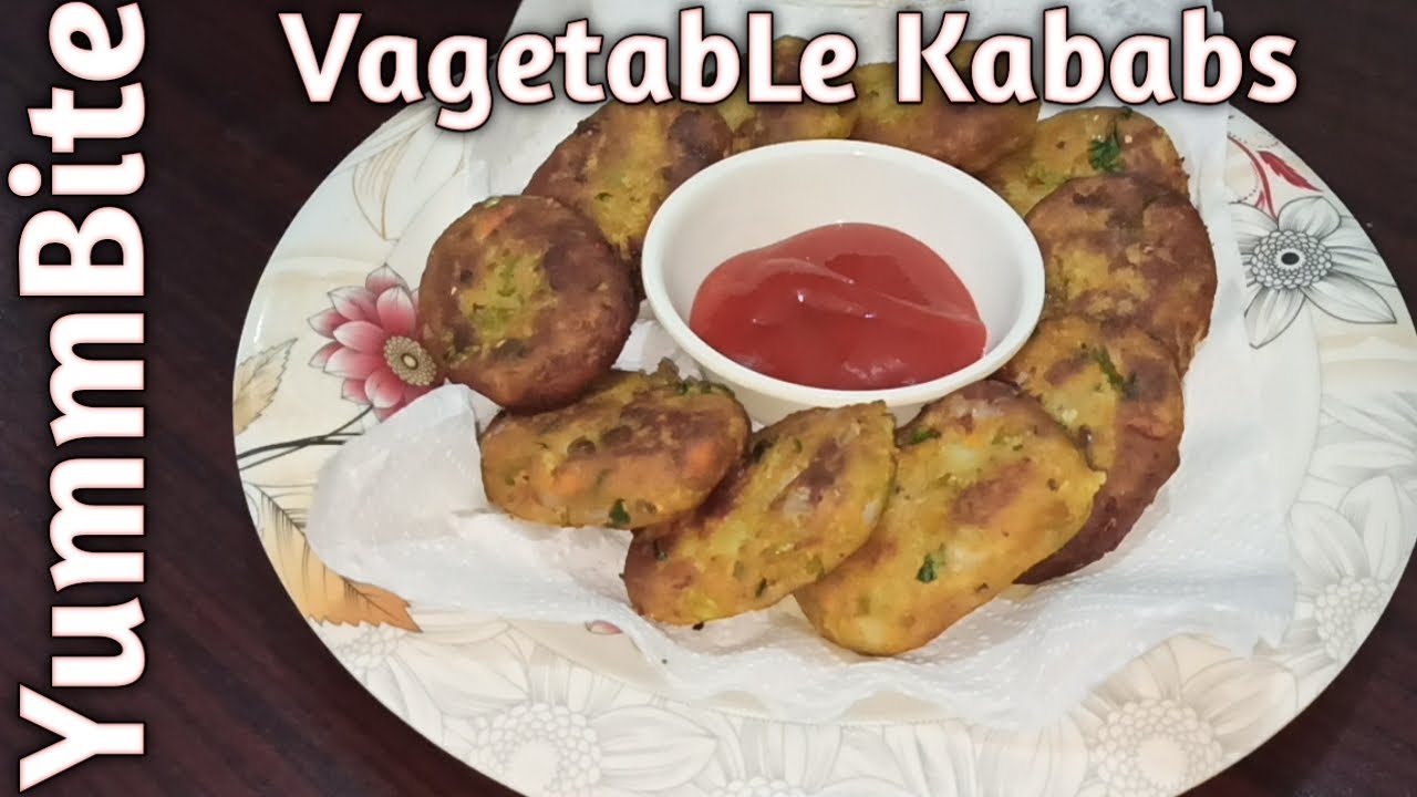 Vagetable kababs recipe - kebab recipe homemade - quick kebab recipe ...
