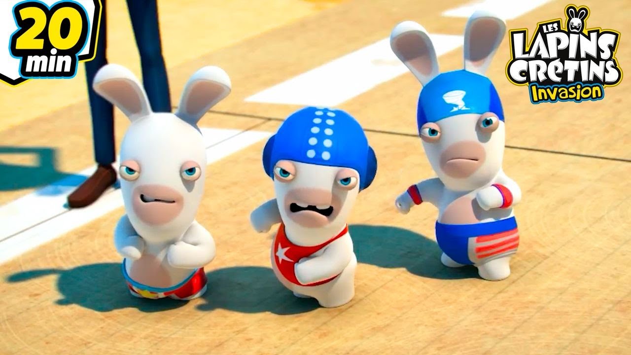 Les Super Crétins sont prêts pour la bagarre | Les Lapins Crétins ...