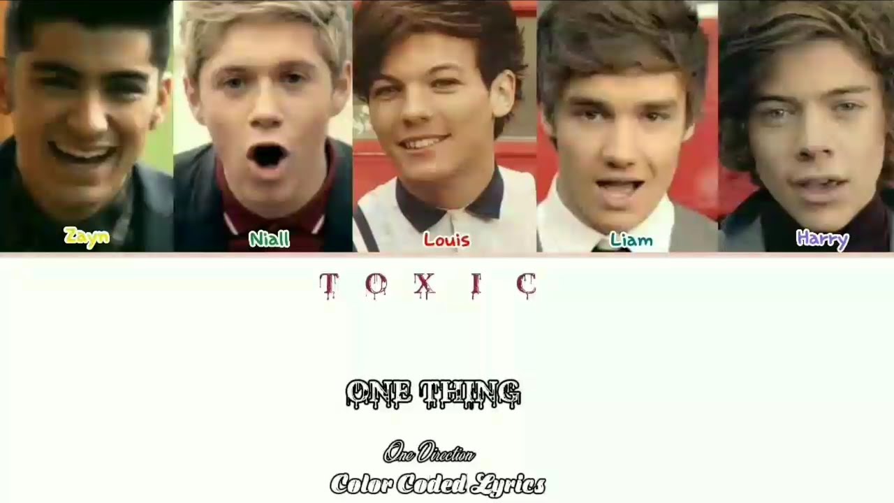 One Direction- One Thing [Color Coded Lyrics] - YouTube