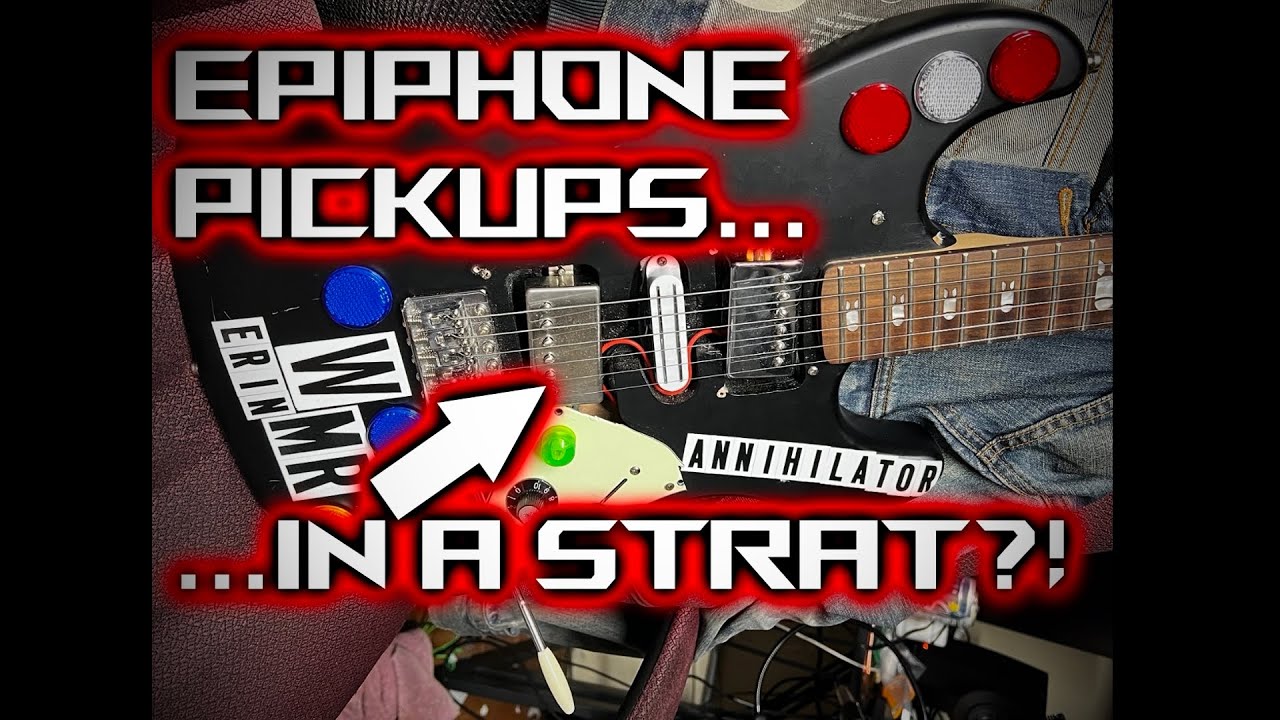 Epiphone Pickups in a STRAT? Sound Test & Review! - YouTube