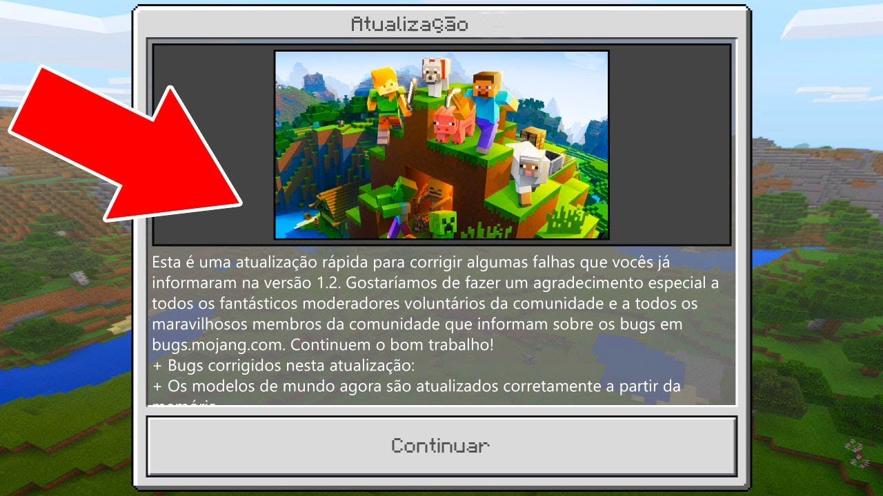 SAIU! NOVA ATUALIZAÇÃO OFICIAL DO MINECRAFT POCKET EDITION 1.2.1 COM ...