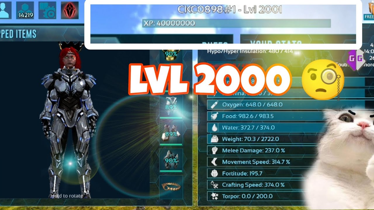 Hướng dẫn tăng LVL game ARK MOBILE | How to hack lv ARK MOBILE - YouTube