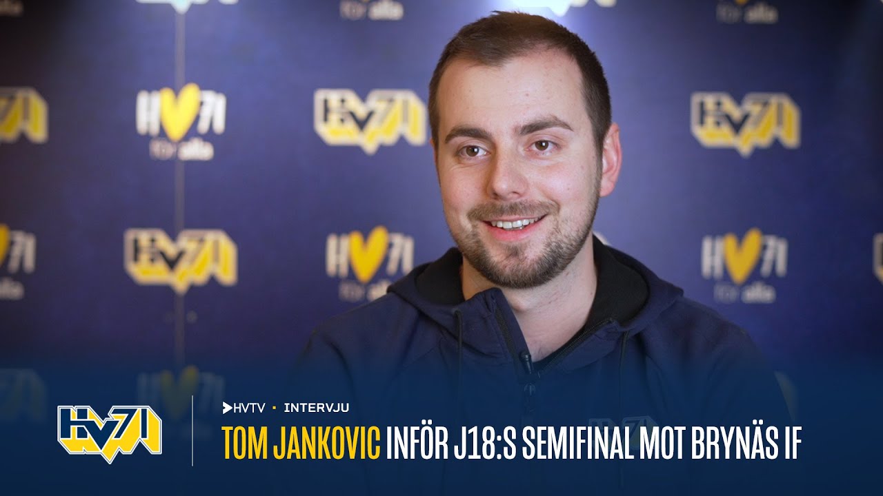 Tom Jankovic inför J18:s semifinal mot Brynäs - YouTube