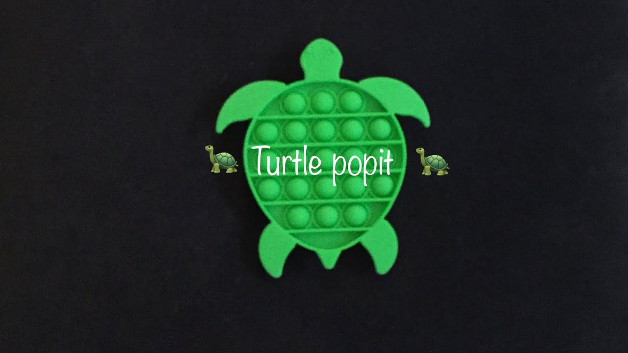 Unboxing turtle pop it - YouTube
