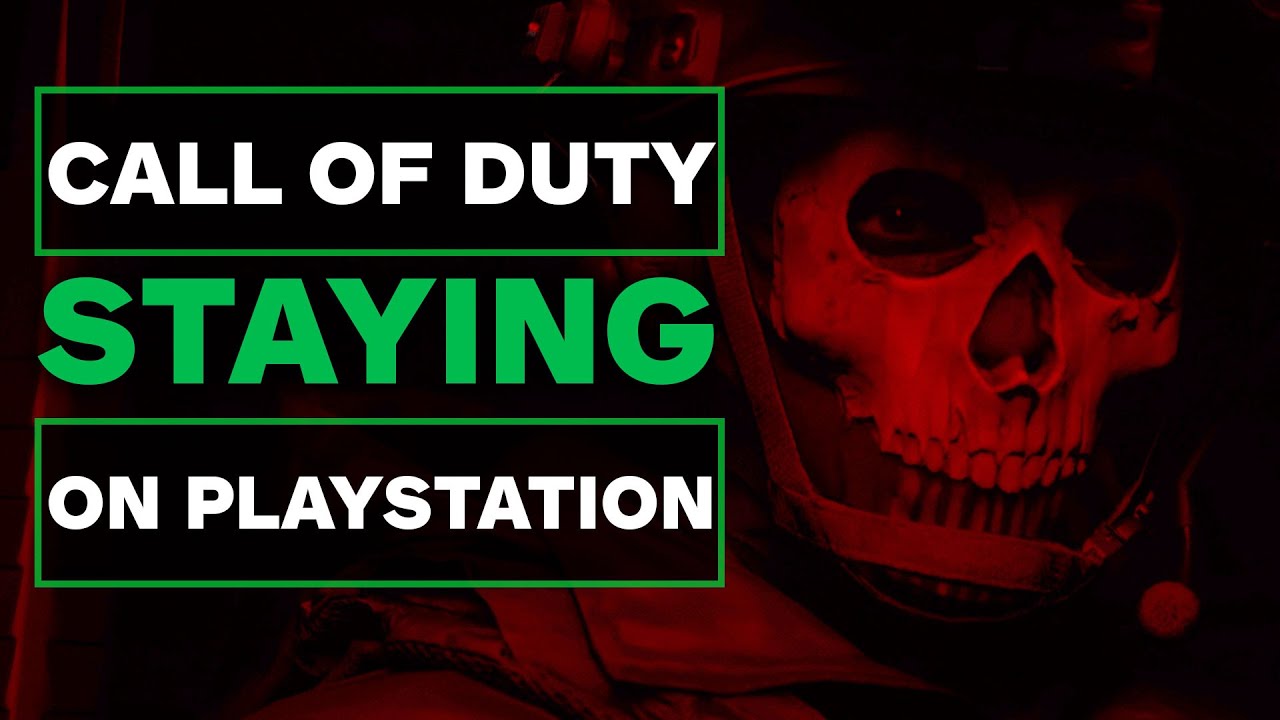 Call of Duty Staying on PlayStation Microsoft Confirms for the ...
