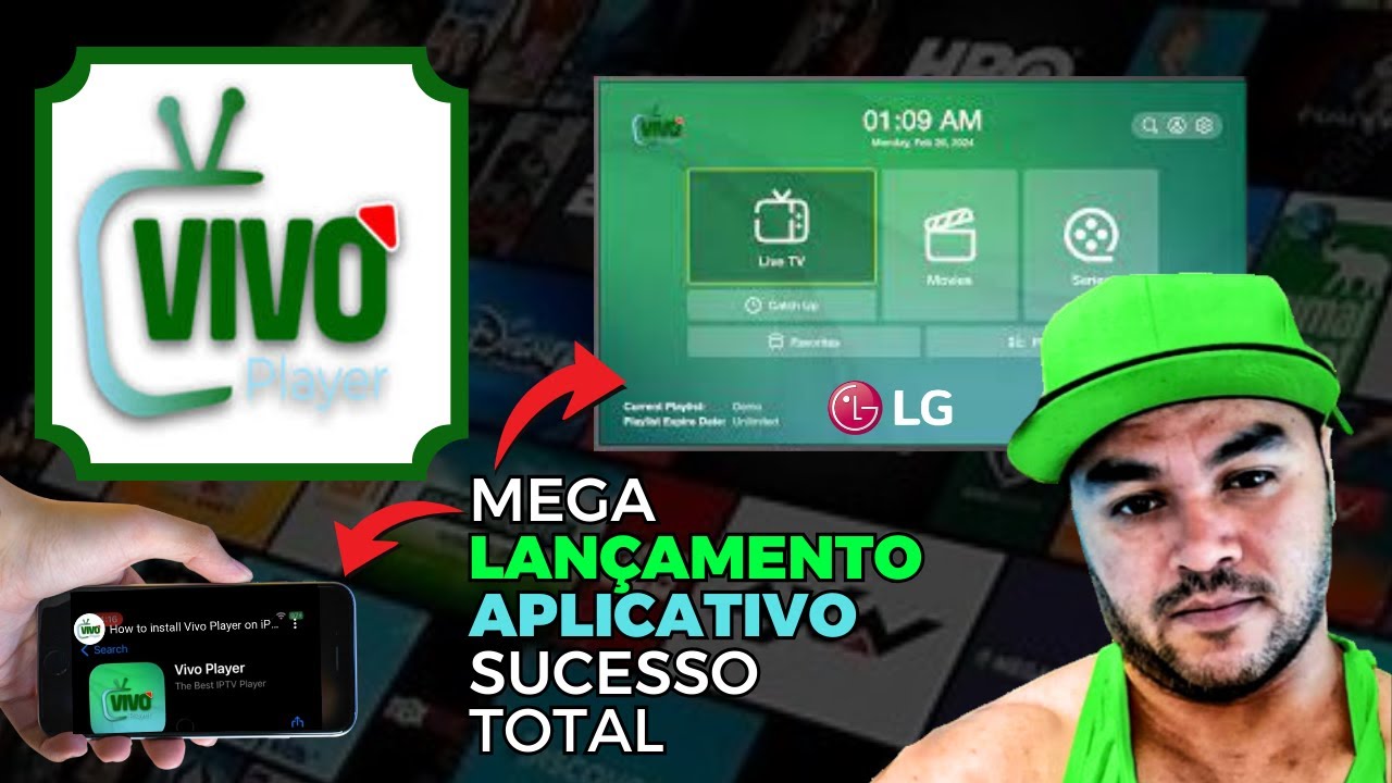 🔶️ APRENDA A INSERIR LISTA IPTV NESSE APP VIVO PLAYER QUE ACABA DE ...