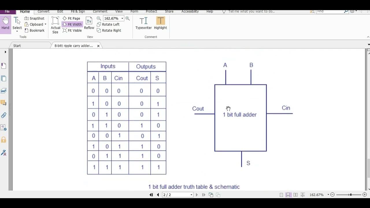 carry ripple adder verilog code - YouTube