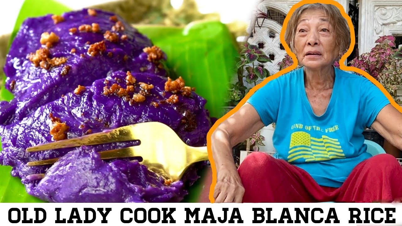 Maja Blanca Bigas Recipe || Ube Rice Maja || Filipino Best Kakanin Maja ...
