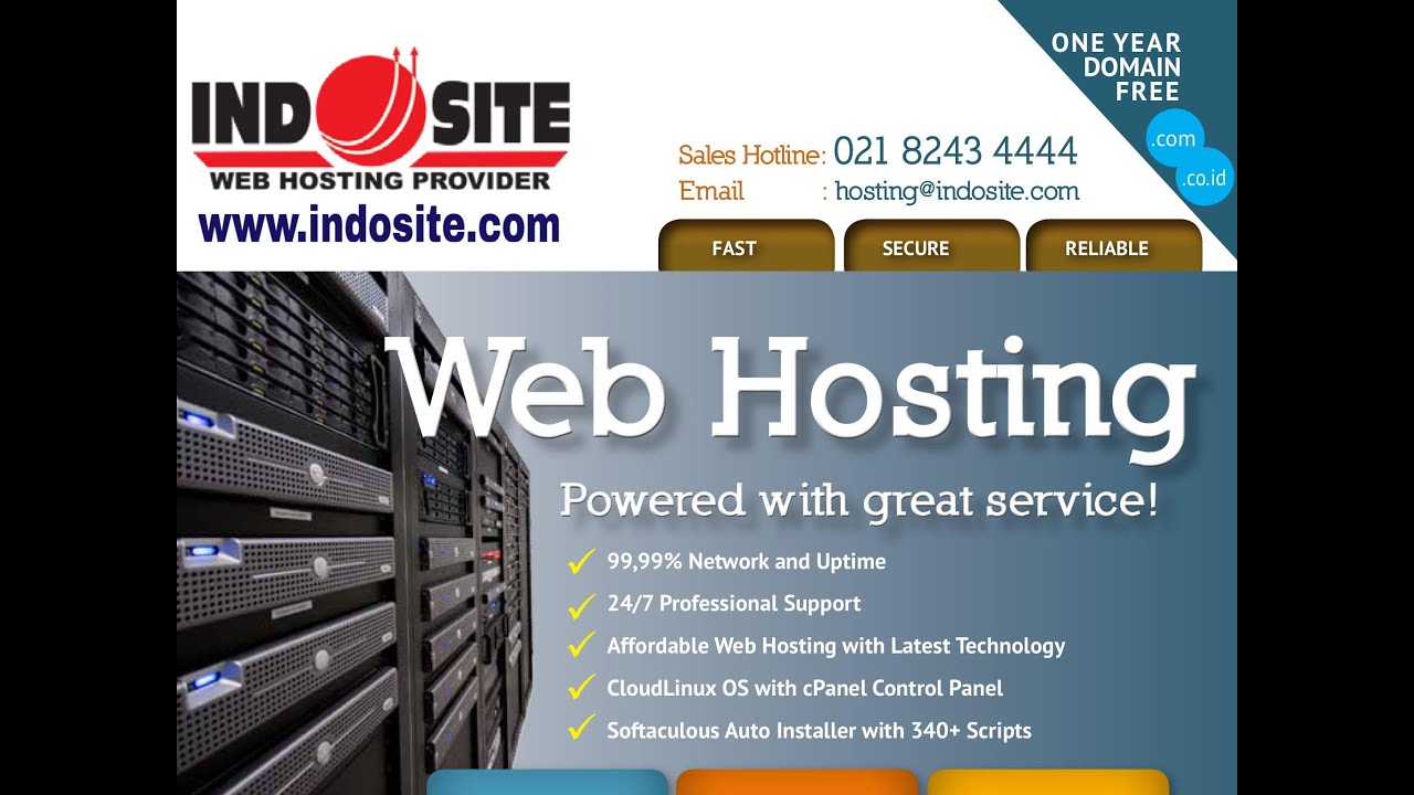 0821-8888-1010 (Telkomsel) Web Hosting Murah Indonesia IndoSite - YouTube