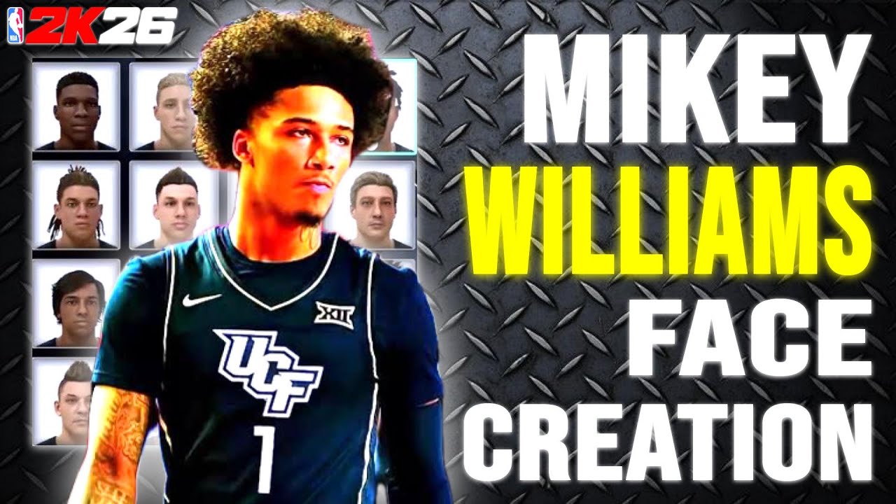 The BEST Mikey Williams Face Creation In NBA 2K26! - YouTube