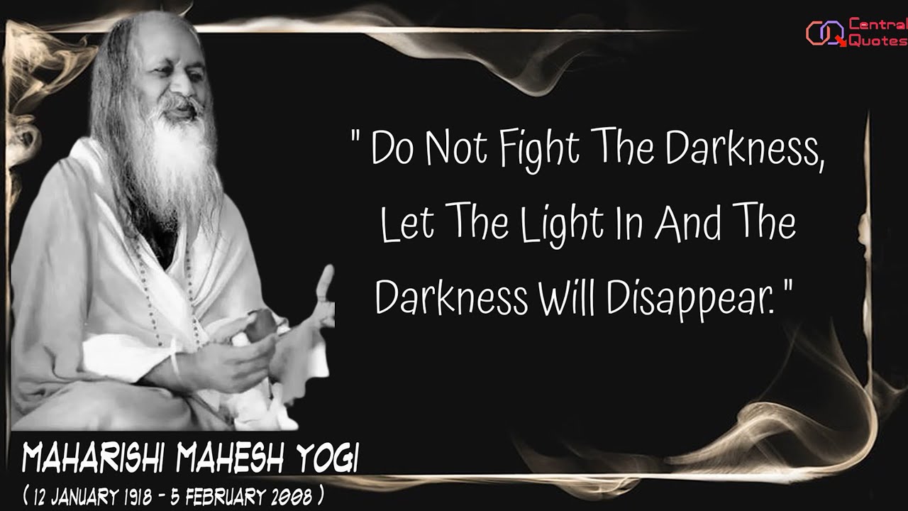 Maharishi Mahesh Yogi Quotes - YouTube