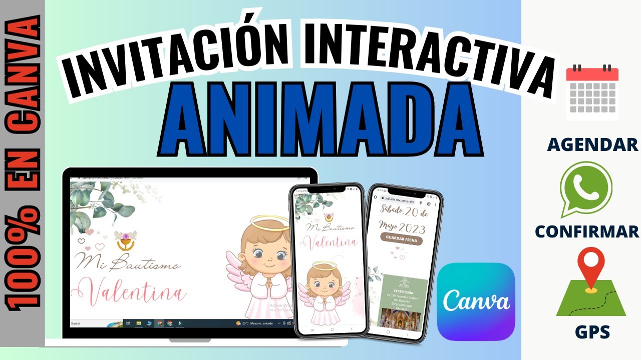 Como hacer INVITACION INTELIGENTE con UBICACION y CONFIRMACION de ...
