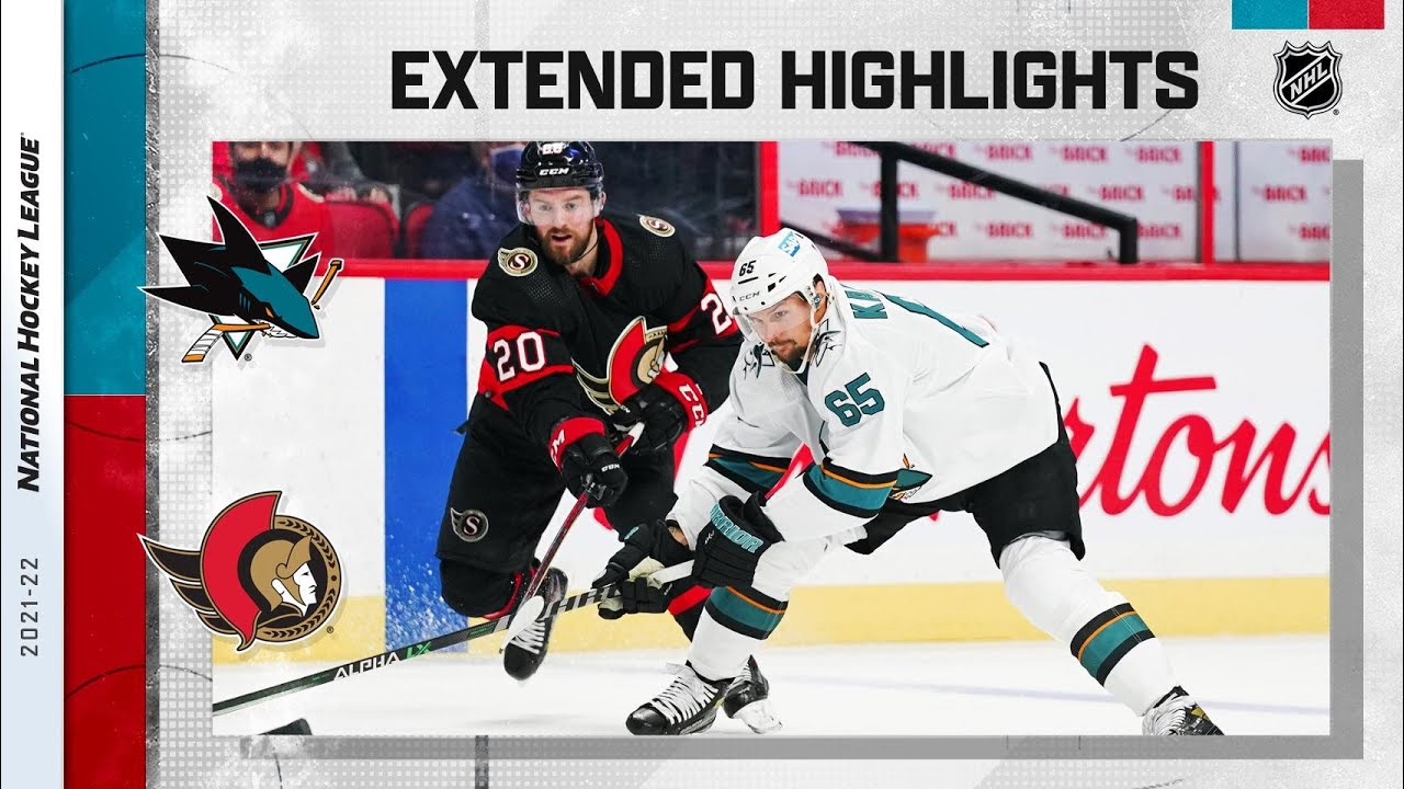 San Jose Sharks vs Ottawa Senators Oct 21, 2021 HIGHLIGHTS - YouTube