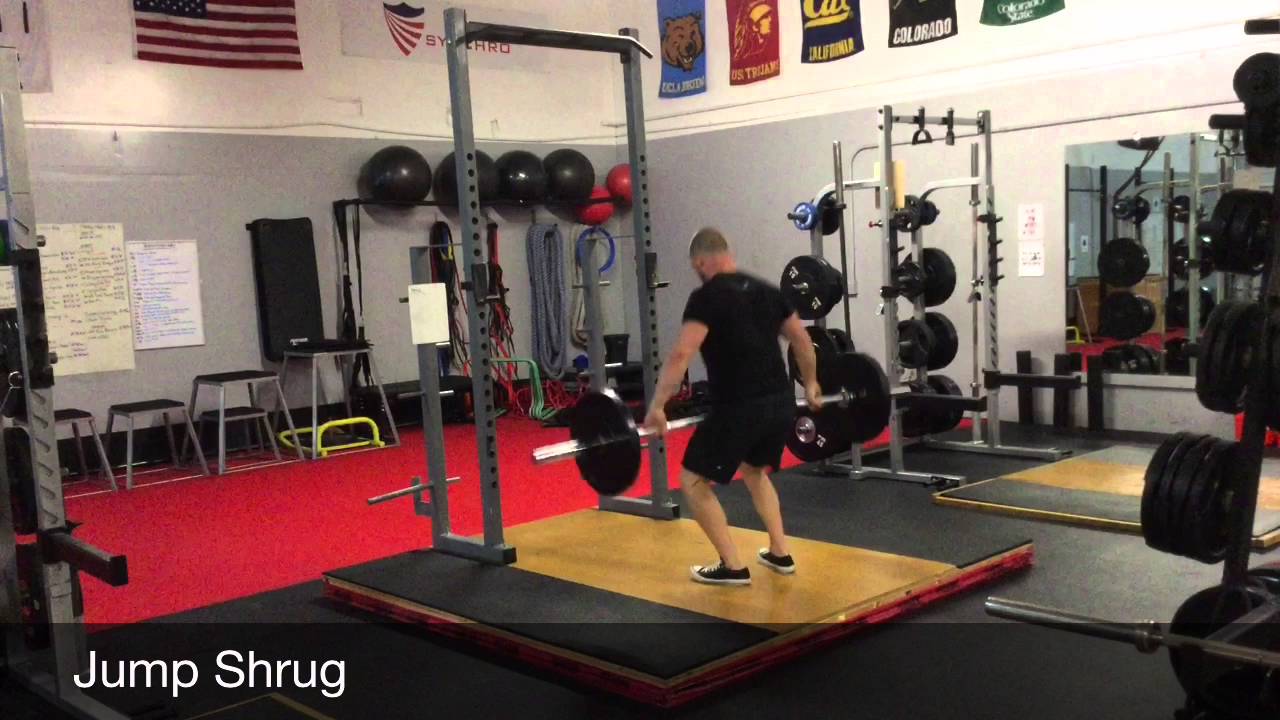 Jump Shrug - Exercise List - YouTube