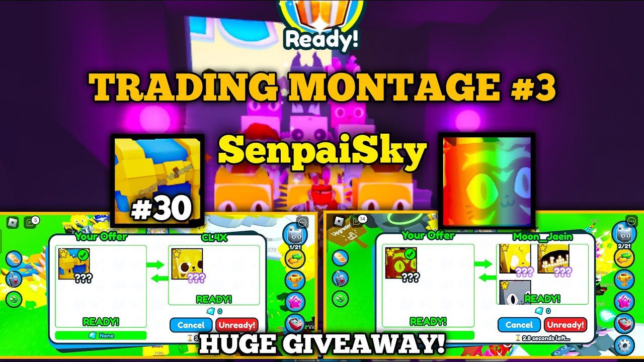 Pet Simulator X Trading Montage #3 | HUGE BIG PROFITS! | Pet Simulator ...