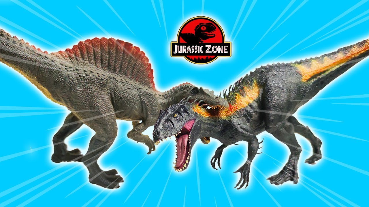 EPIC BATTLE!!! Spinosaurus VS Indoraptor | Dinosaur Fight: Jurassic ...