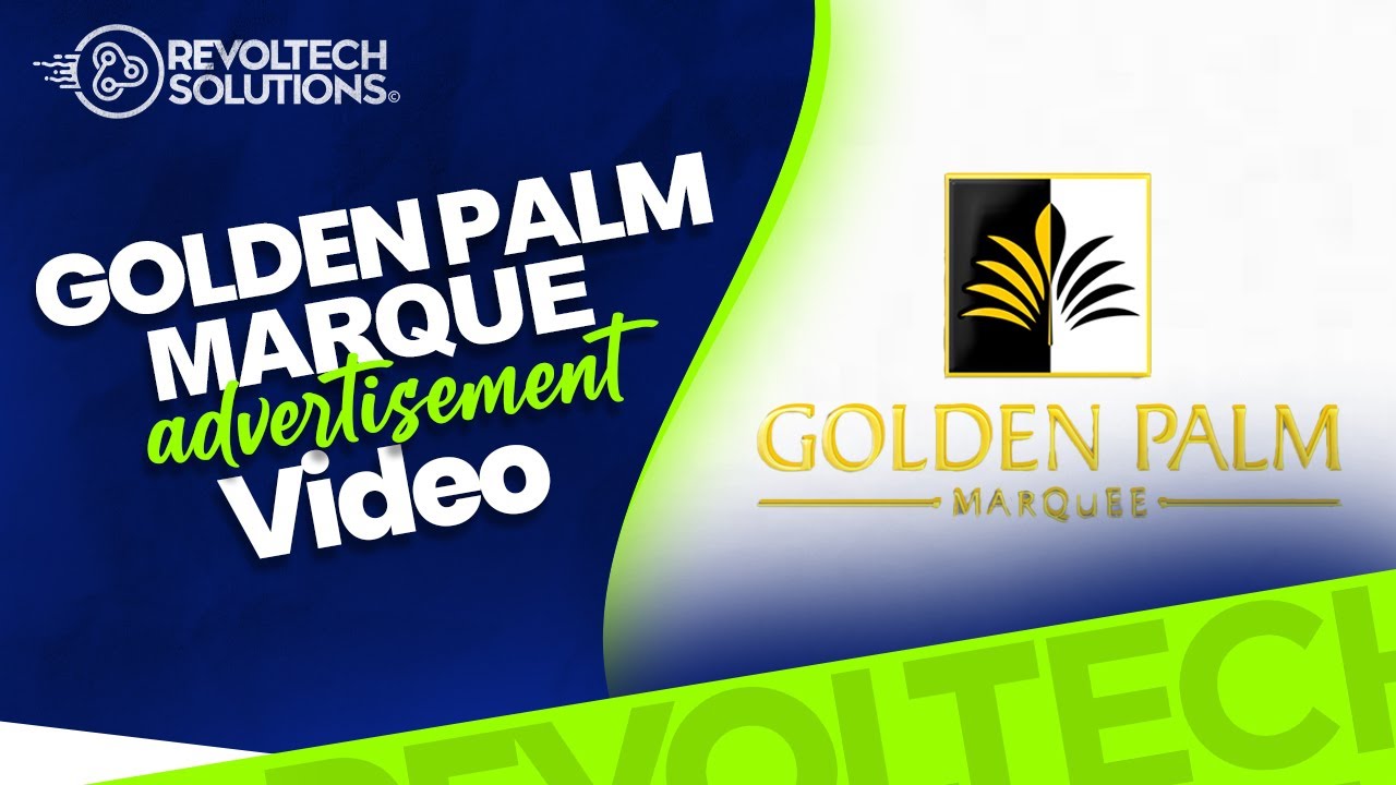 Golden Palm Marquee Advertisement Video - YouTube