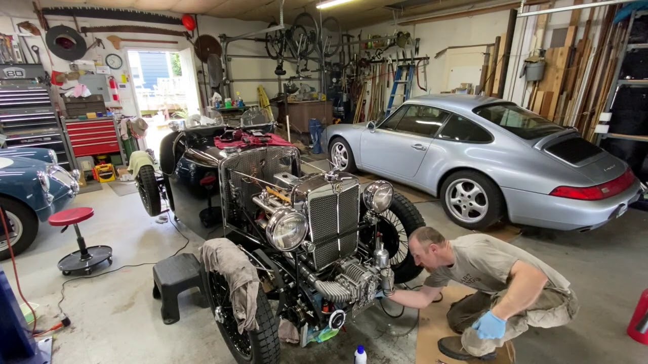 1938 MG TA Special Race Car: First Startup after a 6 year restoration ...