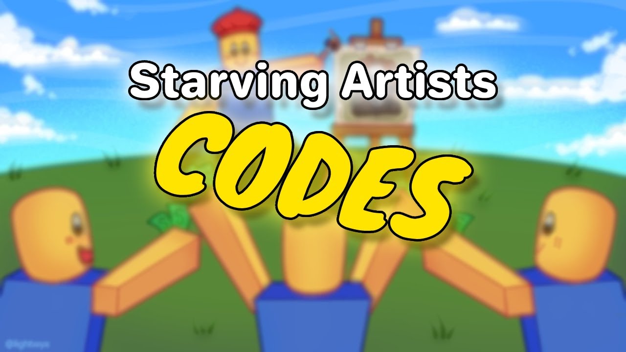 All new codes for Starving Artists - YouTube