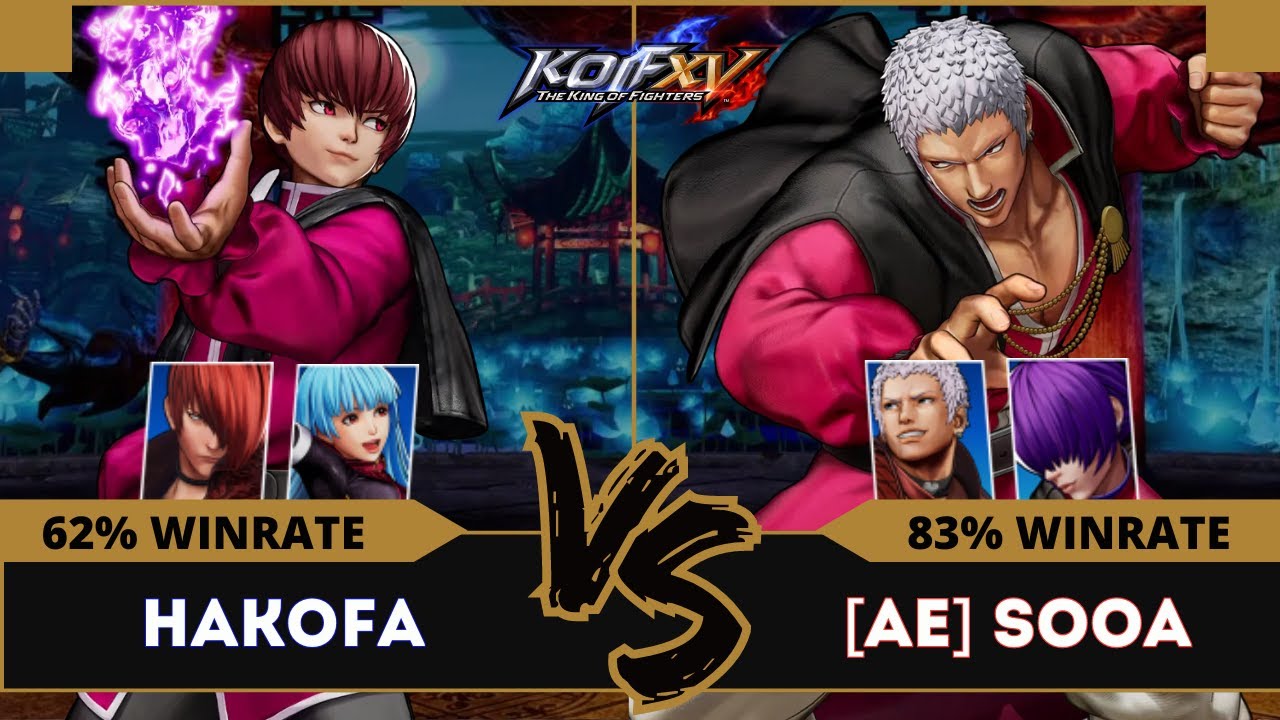 KOFXV👑 HAKOFA (O.Chris/Kula/Iori) vs A.E SOOA (Yashiro/O.Yashiro/O ...