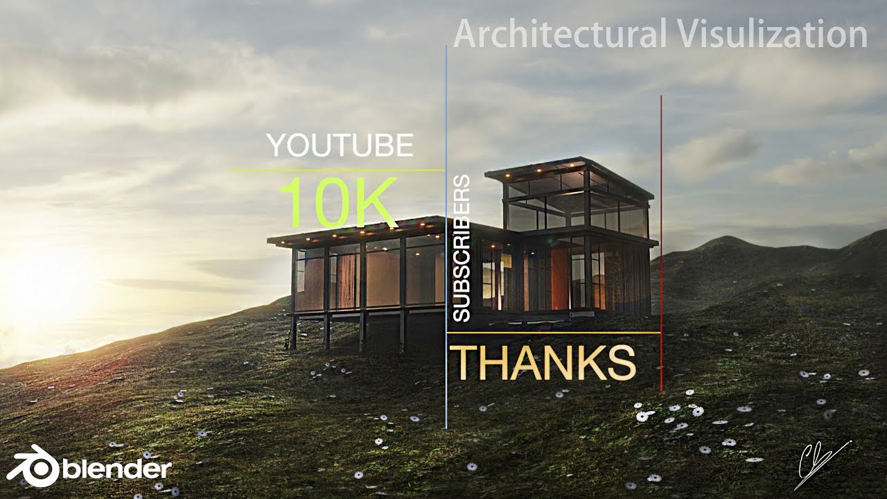 Creation of Architectural Building in Blender + 10K SUBSCRIBERS GIFT ...