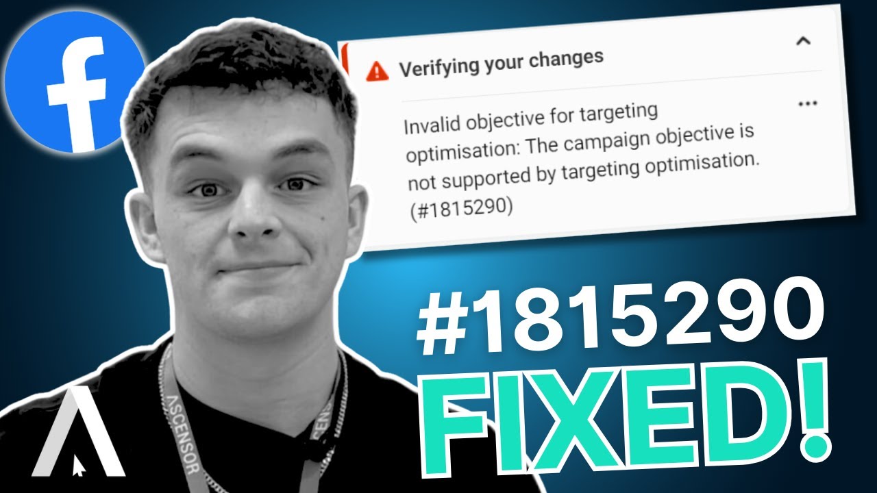 Facebook Error Code 1815290 How To Fix YouTube